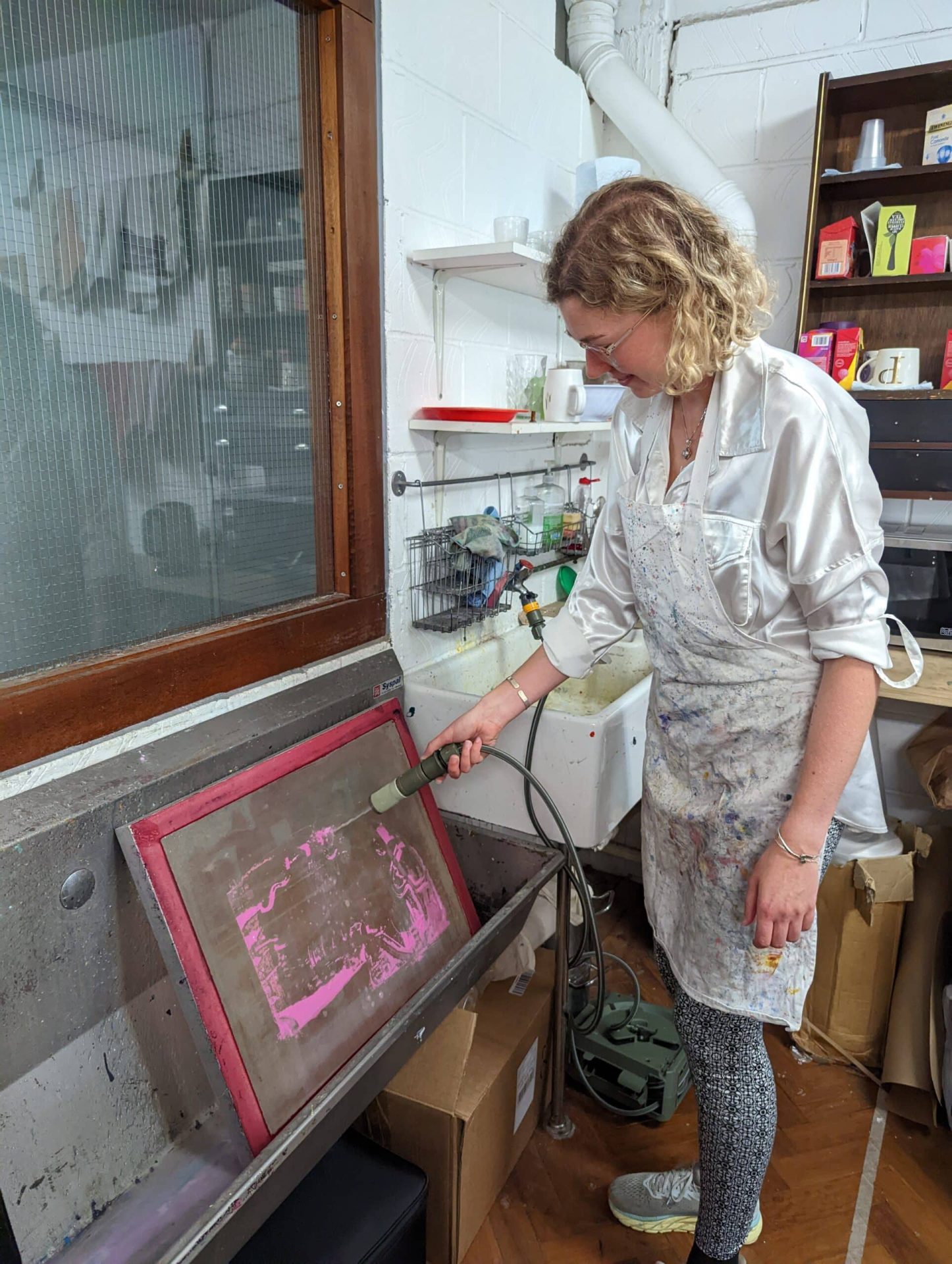 Screen print a stocking | Cockpit