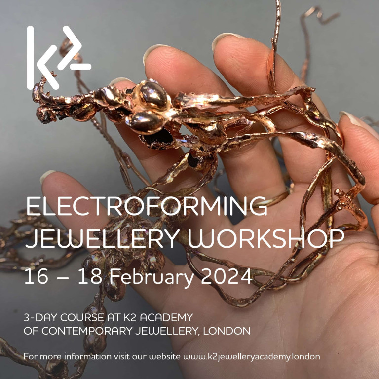 Electroforming Jewellery Workshop at K2 Jewellery Academy | Cockpit